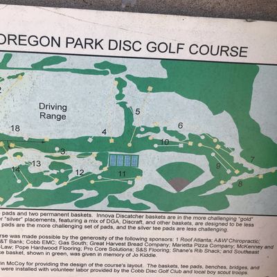 Oregon Park - Marietta, GA | UDisc Disc Golf Course Directory