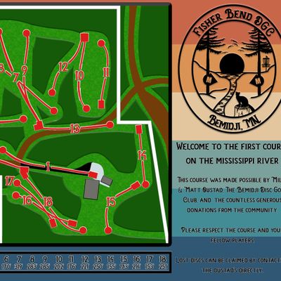 Fisher Bend DGC - Bemidji, MN | UDisc Disc Golf Course Directory