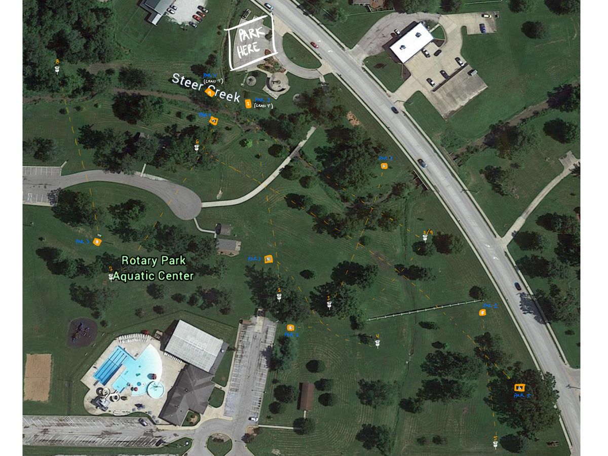 Rotary Park OLD RETIRED - Kirksville, Missouri | UDisc Disc Golf Course ...
