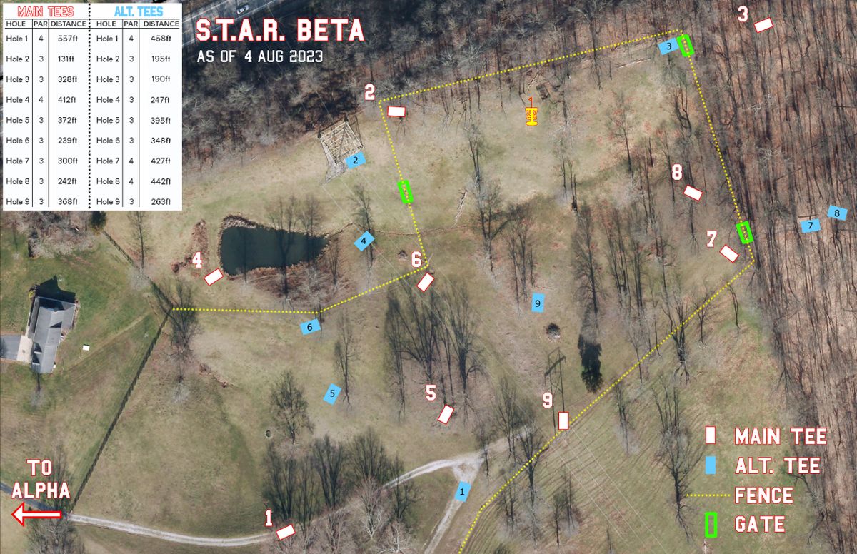 S.T.A.R. Beta - Saint Marys, West Virginia | UDisc Disc Golf Course ...