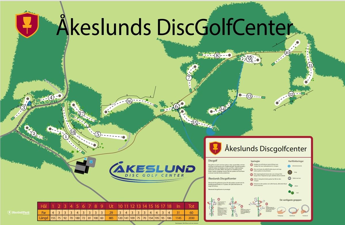 Åkeslund DiscGolfCenter | Course Photos