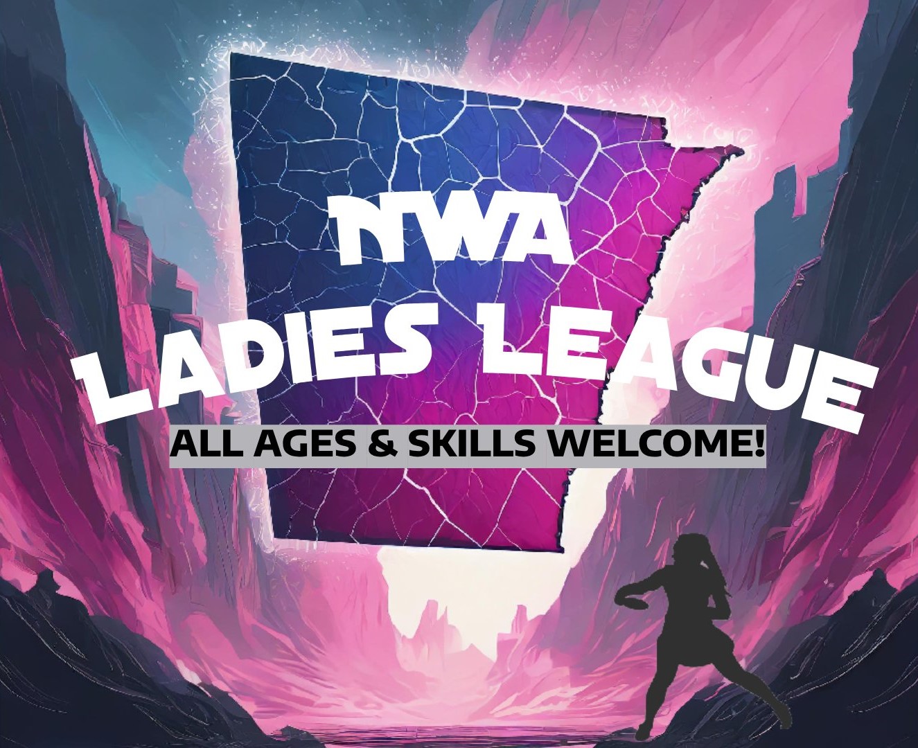 NWALL- Northwest AR Ladies League - Glow Round- Throw Long Pink Strong ...