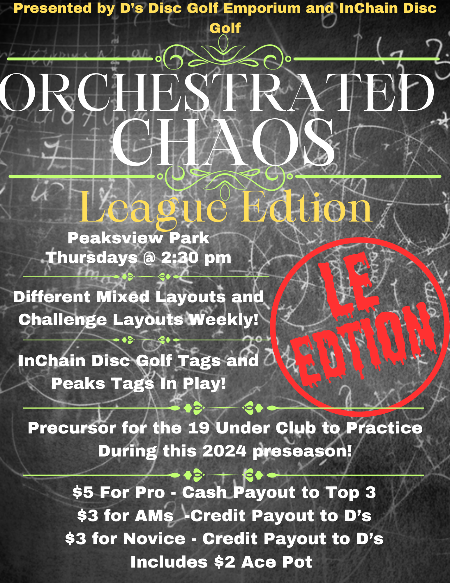 Orchestrated Chaos League Edition - A Used Disc Challenge! Round 2 ...