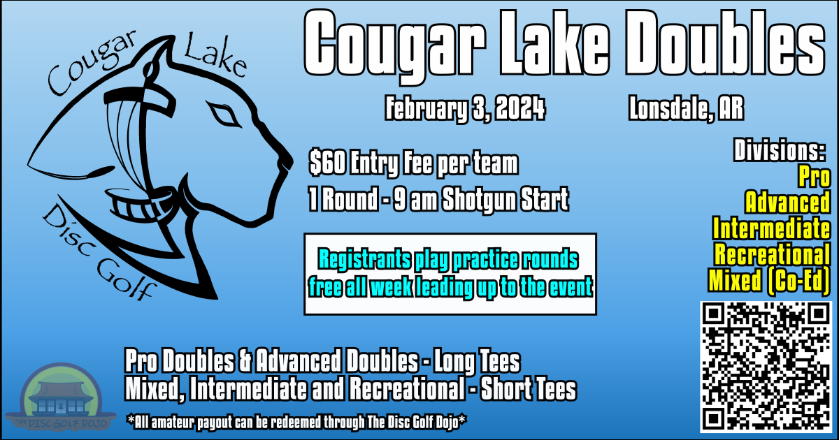 Cougar Lake Doubles | Lonsdale, AR | UDisc Events