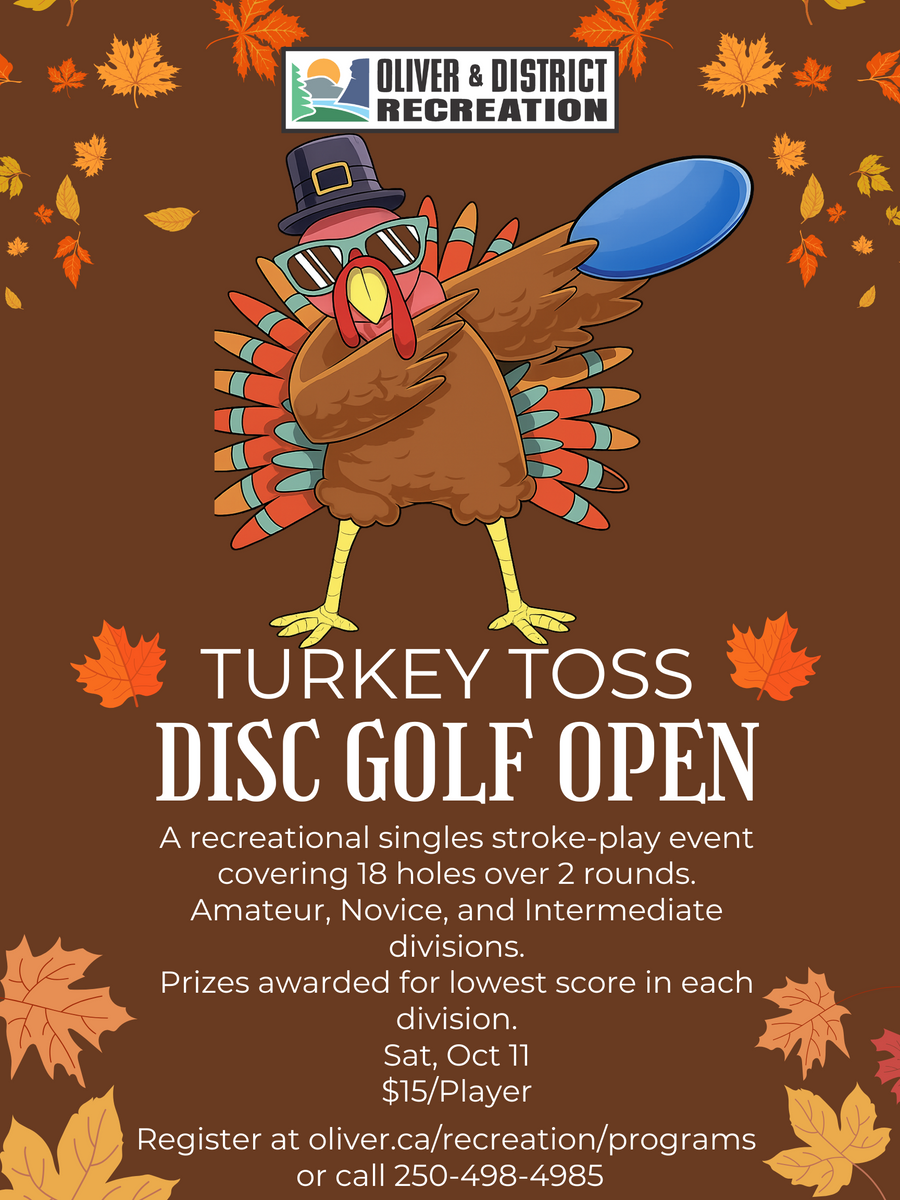 Turkey Toss Disc Golf Tournament | Oliver, BC, Canada | UDisc Events