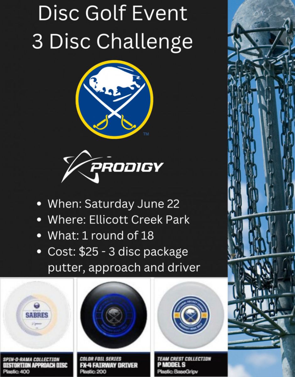 Buffalo Sabres x Prodigy Disc: 3 Disc Challenge | Buffalo, New York ...
